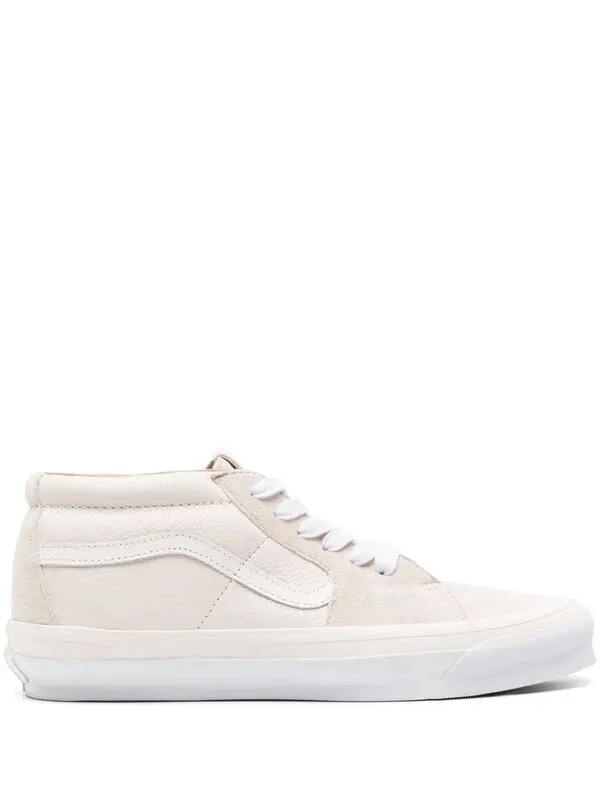 VANS Og Sk8-mid Lx Leather Sneakers - White