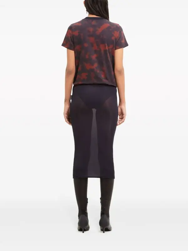 COURREGES Tortoiseshell-effect Cotton T-shirt