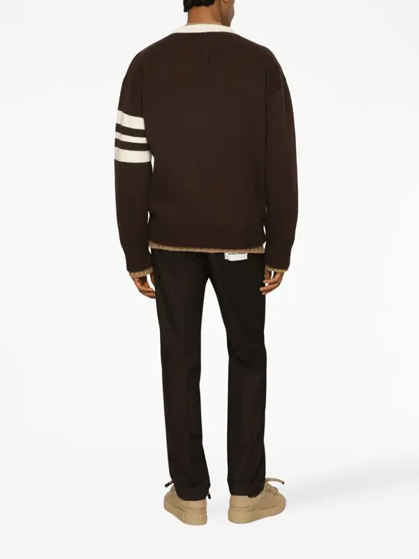 Dolce & Gabbana Pressed-crease Tailored Trousers - Black