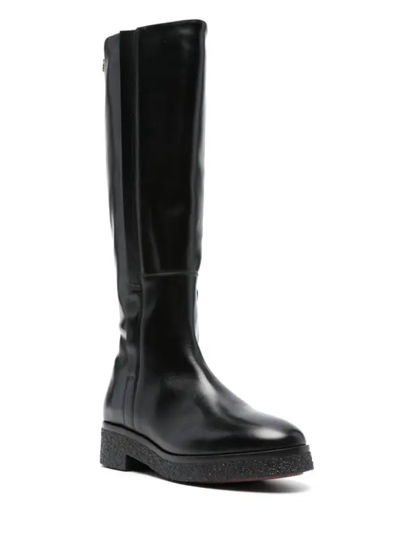 Tommy Hilfiger Round-toe Leather Boots
