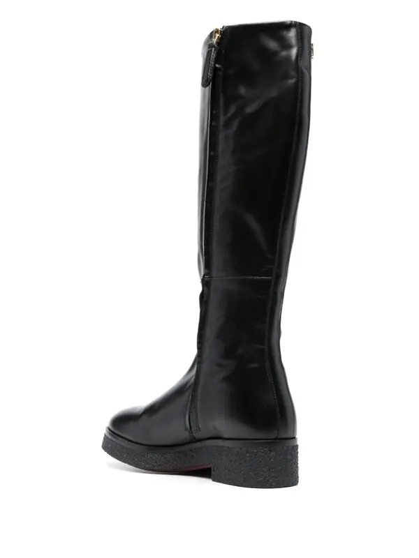 Tommy Hilfiger Round-toe Leather Boots