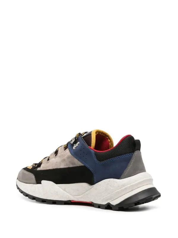 Dsquared2 Panelled Leather Sneakers - Grey