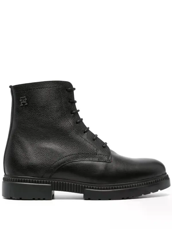 Tommy Hilfiger Lace-up Leather Boots