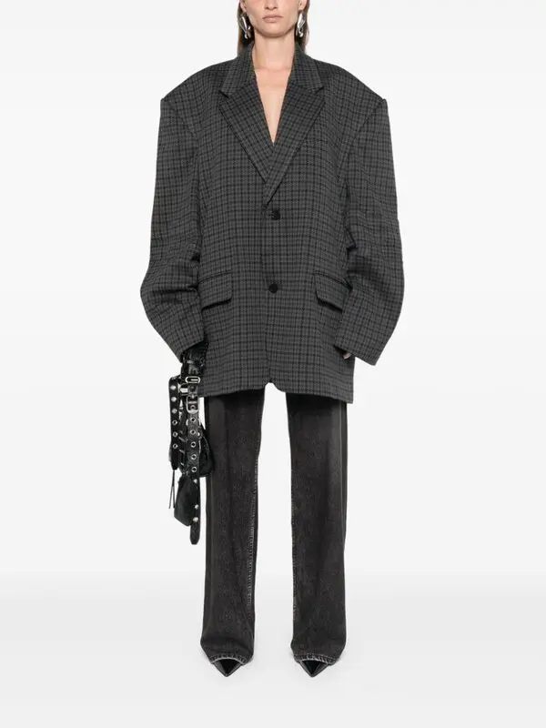 Balenciaga Houndstooth Blazer