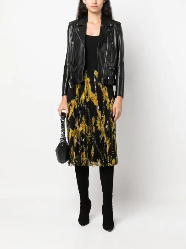 Versace Chain Couture Midi Skirt
