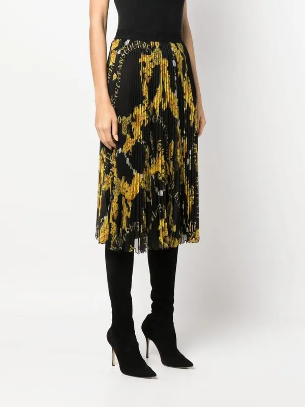 Versace Chain Couture Midi Skirt