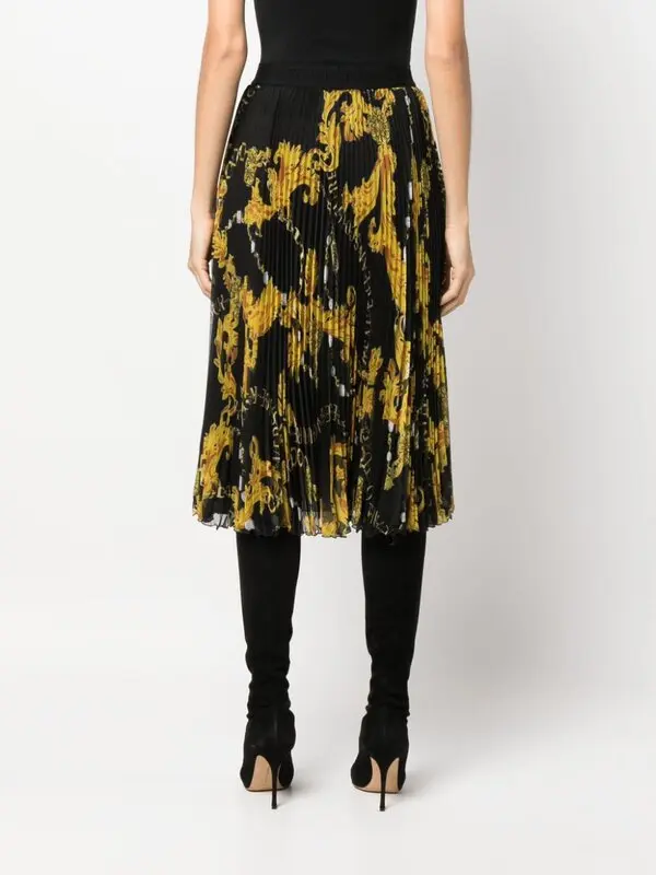 Versace Chain Couture Midi Skirt
