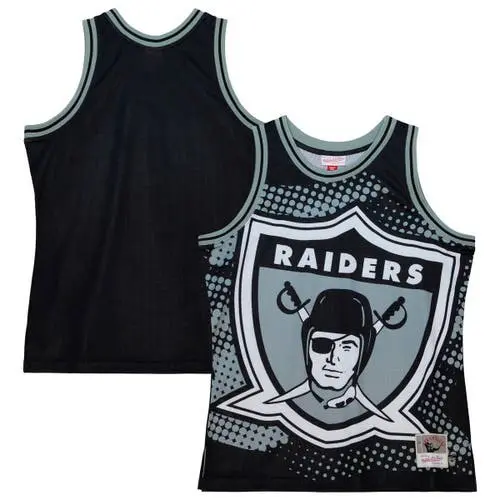 Mitchell & Ness Las Vegas Raiders Big Face 7.0 Fashion Tank Top - Black
