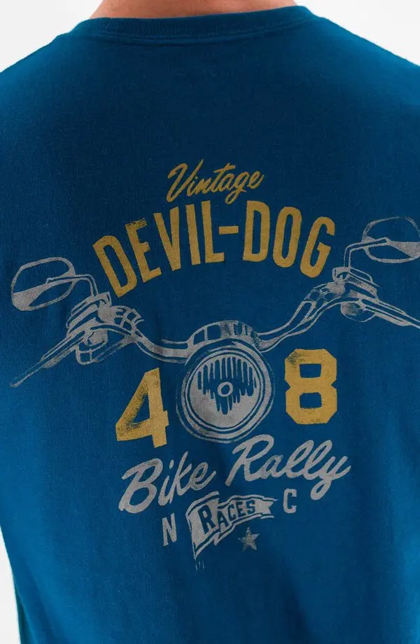 DEVIL-DOG DUNGAREES Bike Rally Graphic Tee