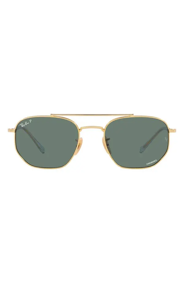 Ray-ban 57mm Polarized Sunglasses - Polar Grey
