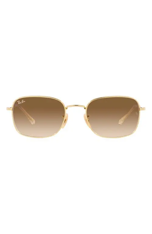 Ray-ban 57mm Pillow Sunglasses - Gold Flash