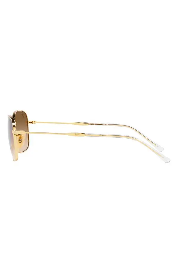 Ray-ban 57mm Pillow Sunglasses - Gold Flash