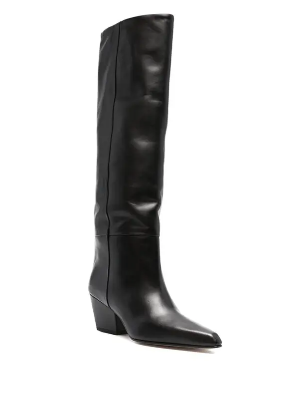 Paris Texas Knee-high Leather Boots
