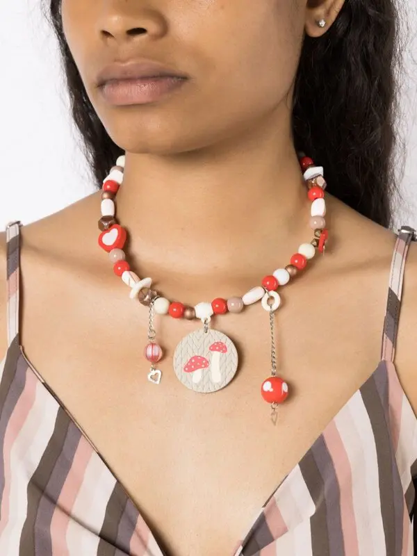 AMIR SLAMA Mushroom-pendant Necklace