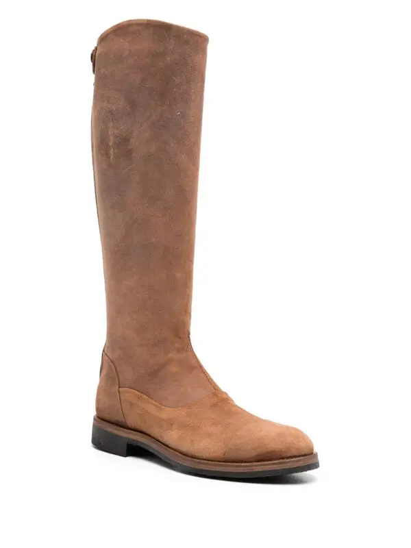 ALBERTO FASCIANI Zipped Knee-length Boots