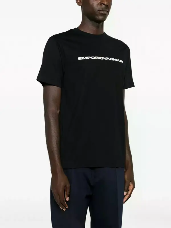 Emporio Armani Logo-print Cotton T-shirt