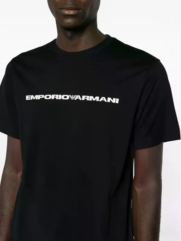 Emporio Armani Logo-print Cotton T-shirt