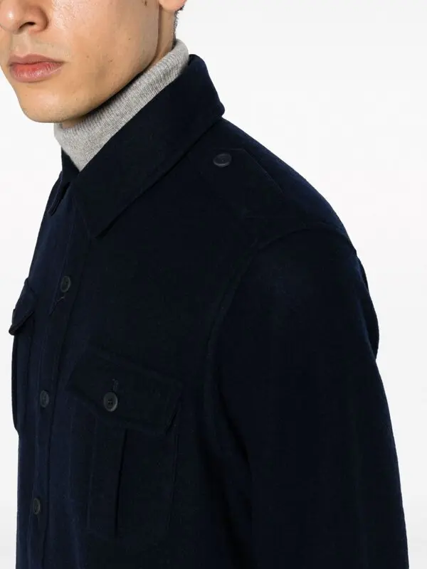 Sease Virgin Wool-blend Shirt Jacket