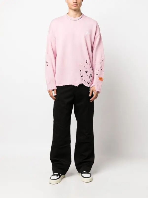 Heron Preston Logo-embroidered Wool Jumper