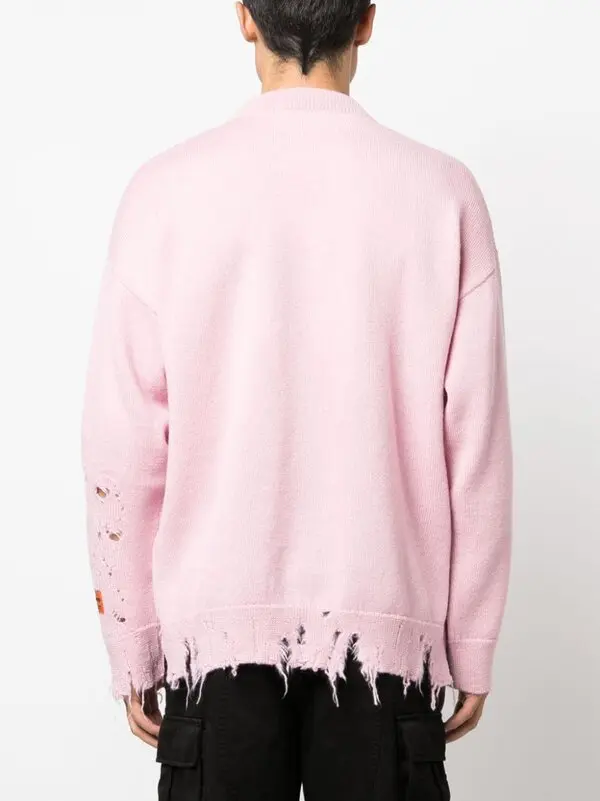 Heron Preston Logo-embroidered Wool Jumper