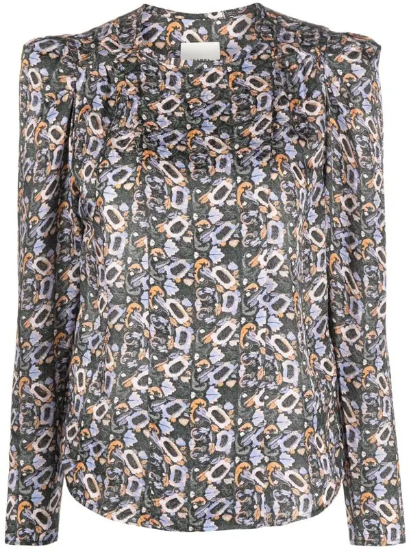 Isabel Marant Étoile Lensy Floral-print Blouse