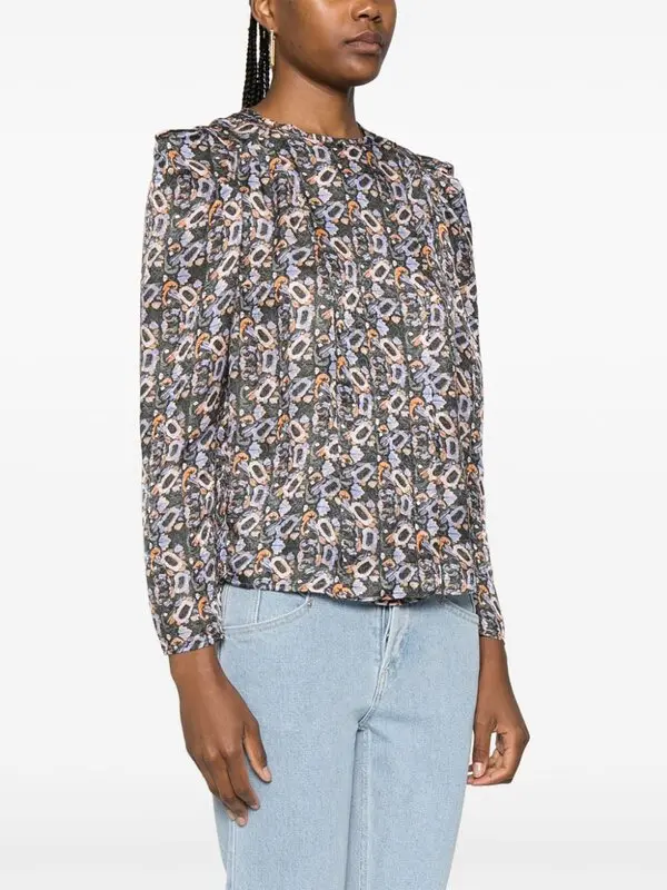 Isabel Marant Étoile Lensy Floral-print Blouse