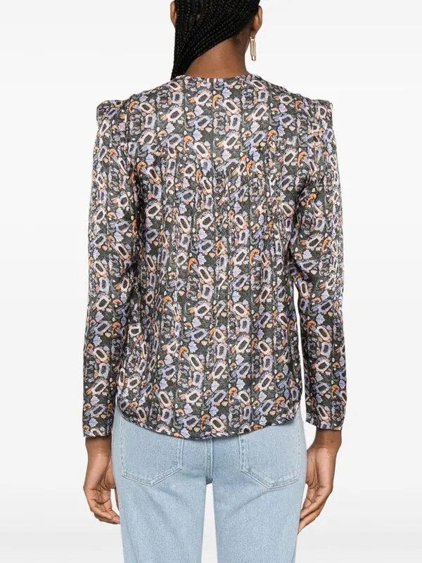 Isabel Marant Étoile Lensy Floral-print Blouse