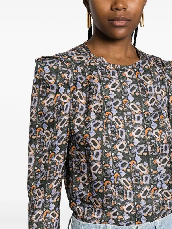 Isabel Marant Étoile Lensy Floral-print Blouse