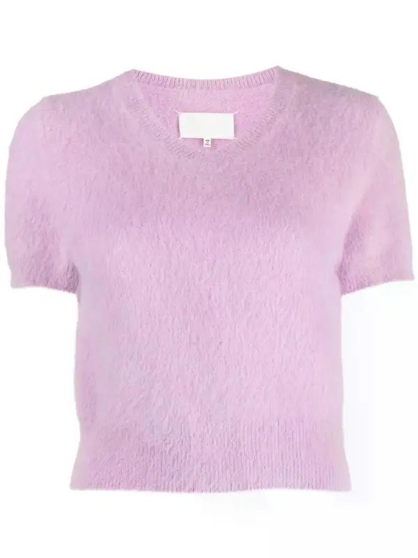 MAISON MARGIELA Knitted Short-sleeve Top