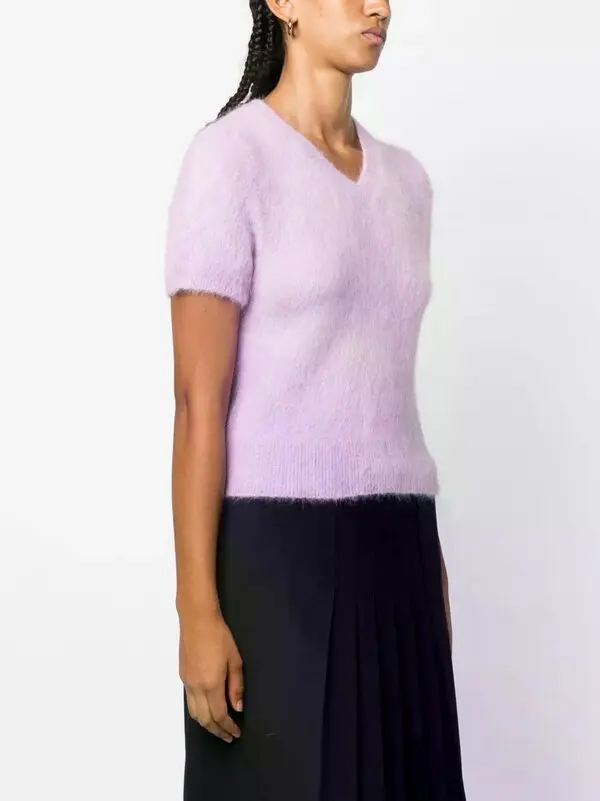 MAISON MARGIELA Knitted Short-sleeve Top