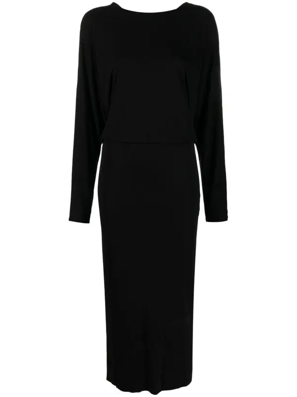 Khaite The Trina Open-back Midi Dress