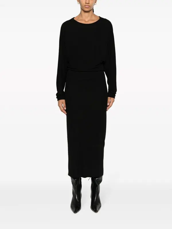 Khaite The Trina Open-back Midi Dress