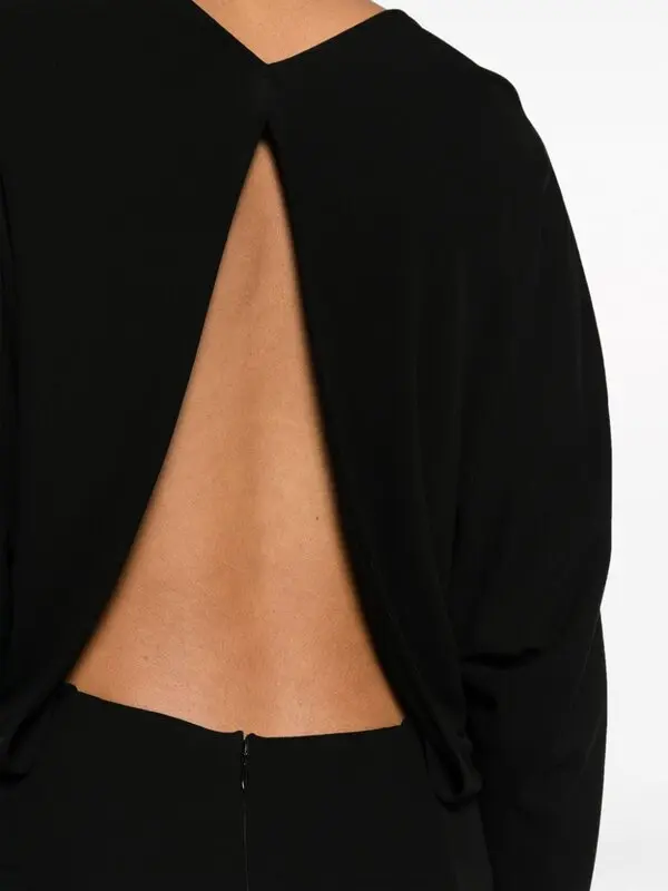Khaite The Trina Open-back Midi Dress