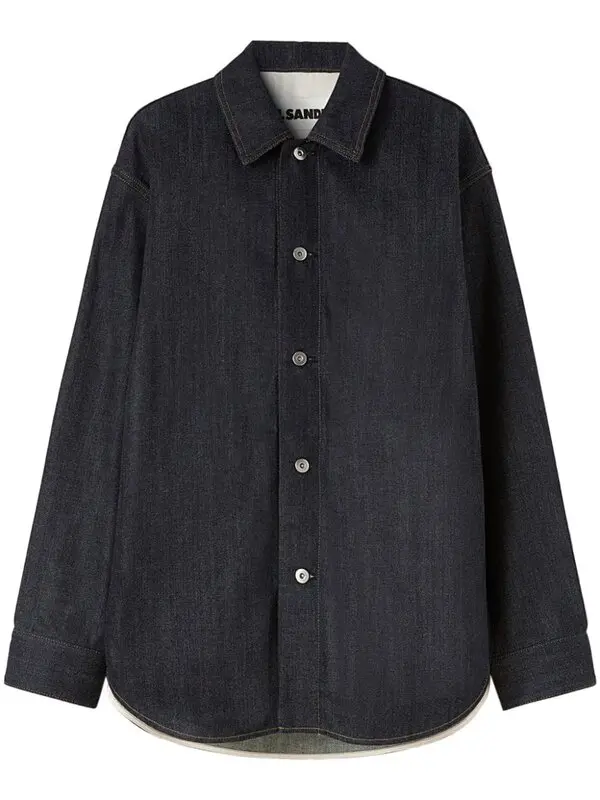 JIL SANDER Long-sleeve Denim Shirt