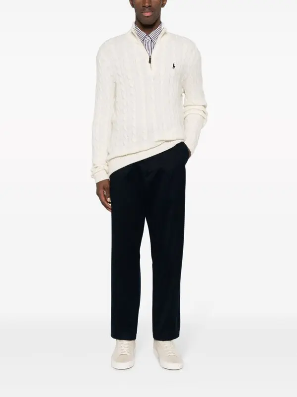 Polo Ralph Lauren Logo-embroidered Wool-blend Jumper