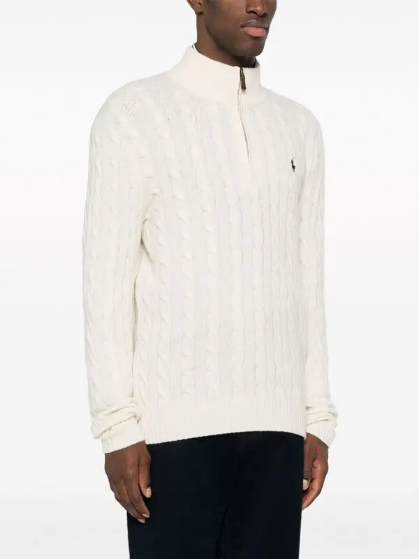 Polo Ralph Lauren Logo-embroidered Wool-blend Jumper