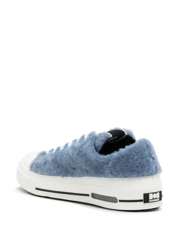 NAHMIAS Five-o Logo-patch Sneakers - Blue