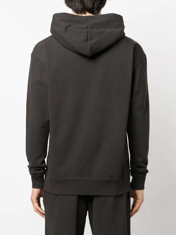 MARANT Isabel Appliqué Logo Drawstring Hoodie - Black
