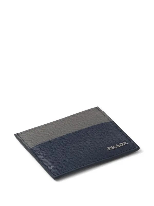 Prada Logo-plaque Leather Cardholder