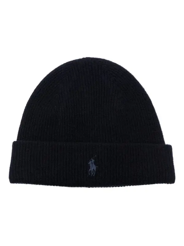 Ralph Lauren Cashmere Beanie - Blue