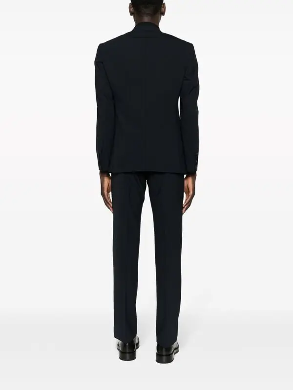 Emporio Armani Satin-trim Single-breasted Suit
