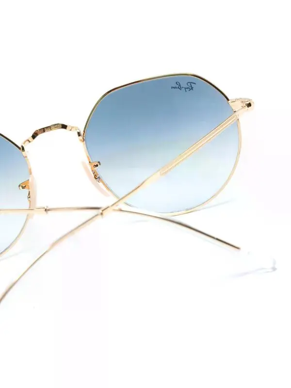 Ray-ban Jack Octagon Sunglasses - Gold