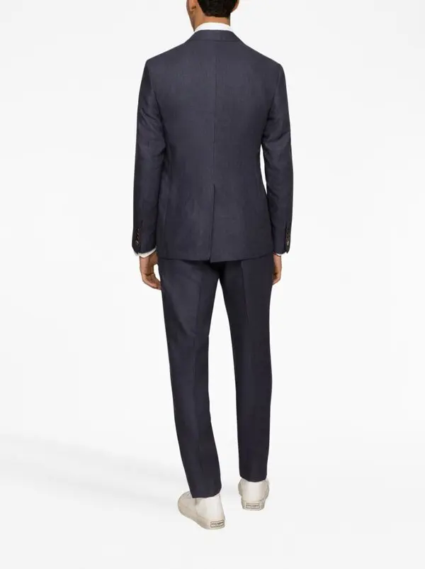 Dolce & Gabbana Linen Sicilia-fit Jacket - Blue