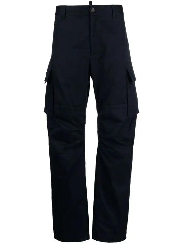 Dsquared2 Logo-print Cargo Trousers - Blue