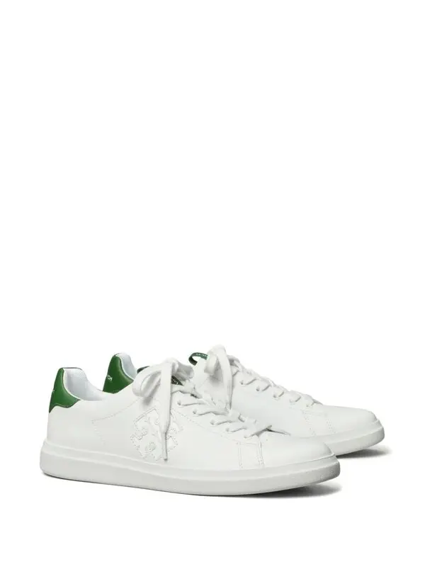 Tory Burch Double T Howell Court Sneakers - White