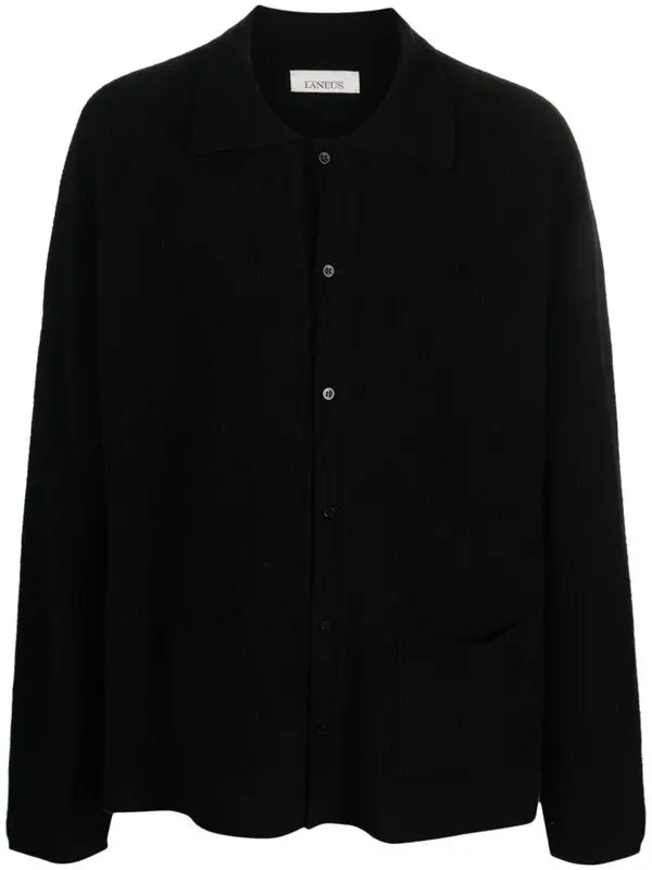 LANEUS Long-sleeved Button-up Cardigan