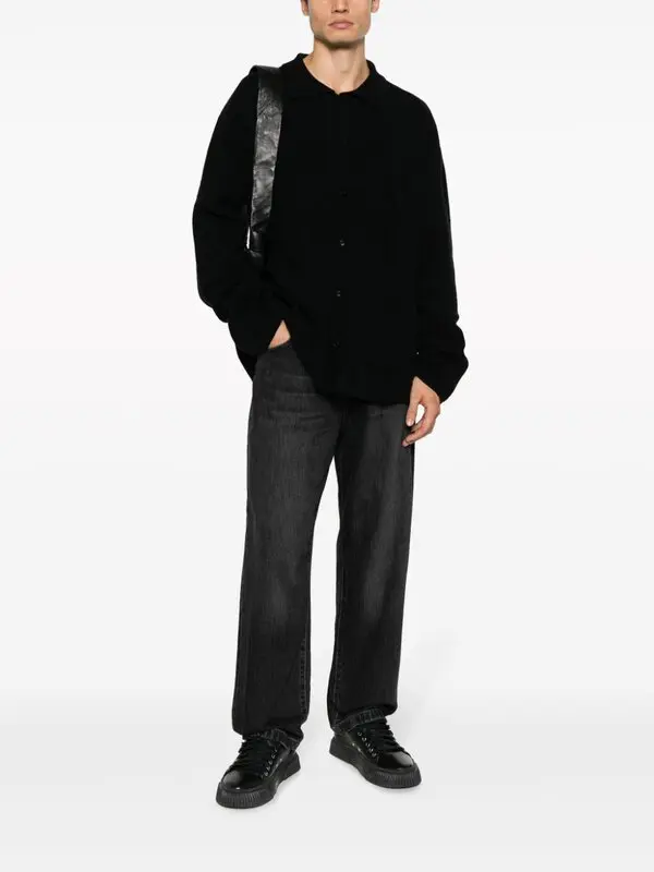 LANEUS Long-sleeved Button-up Cardigan