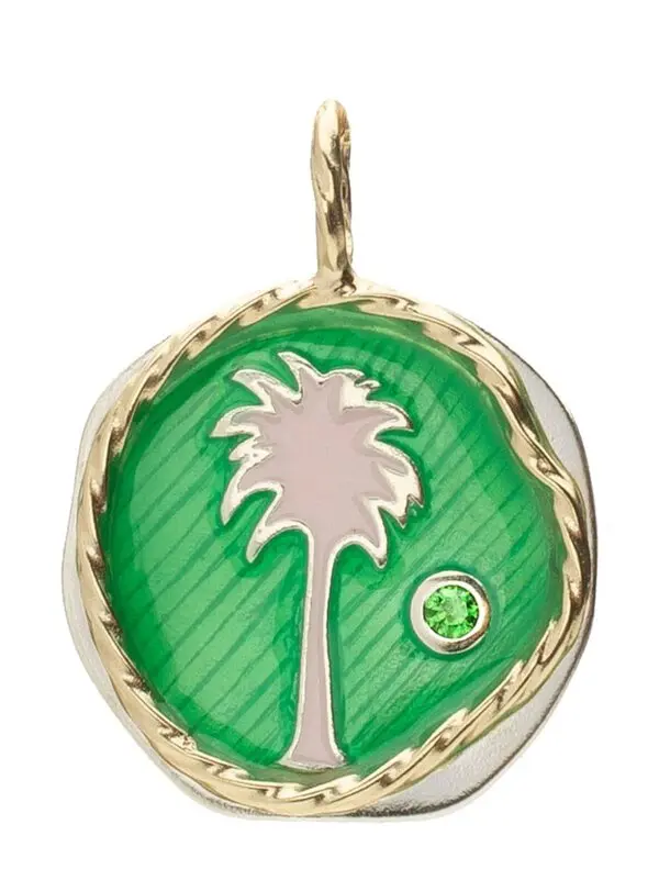 Pascale Monvoisin 9kt Yellow Faro Tsavorite Pendant - Gold