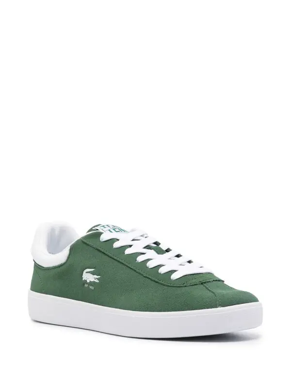 Lacoste Logo-debossed Suede Sneakers