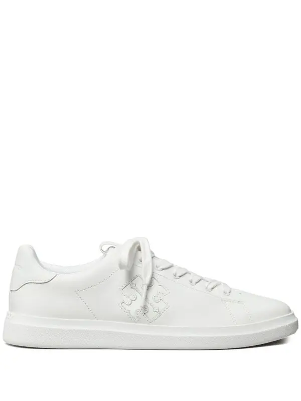 Tory Burch Double T Howell Court Sneakers - White